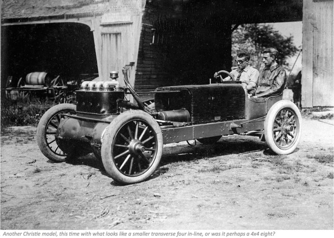 THE BRUTAL AMERICAN 20-LITRE V-4 FRONT WHEEL DRIVE CHRISTIE RACING CAR ...