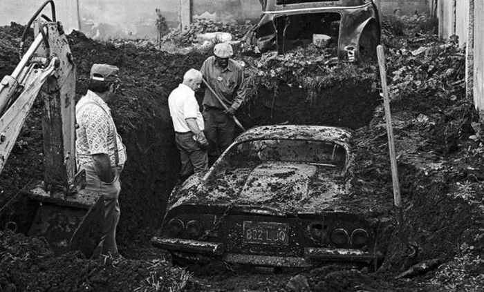 WE TAKE IT TO THE NEXT LEVEL; UNDERGROUND FERRARI DINO FIND ...