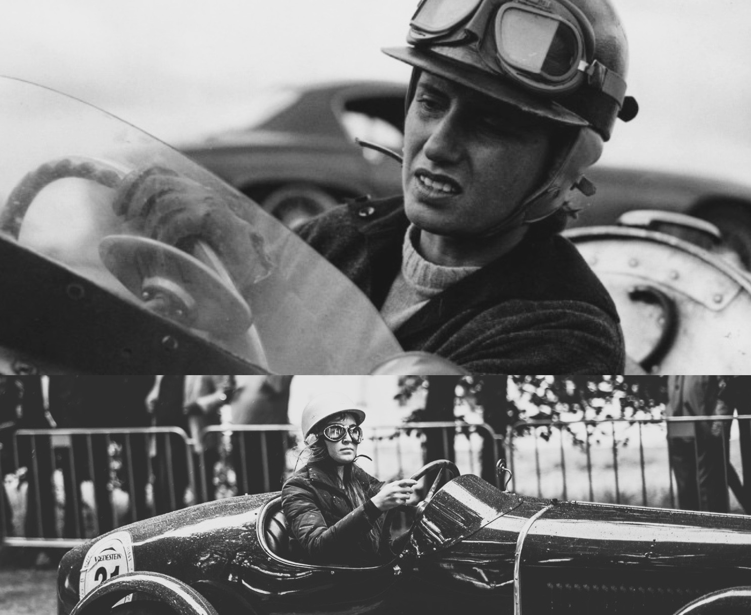 A DREAMING GIRL WITH A STIRLING MOSS HELMET | CRANKHANDLEBLOG